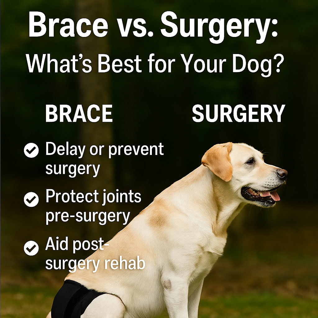 Dog Braces vs. Surgery: Which Is Better for Joint Injuries? – LISPOO