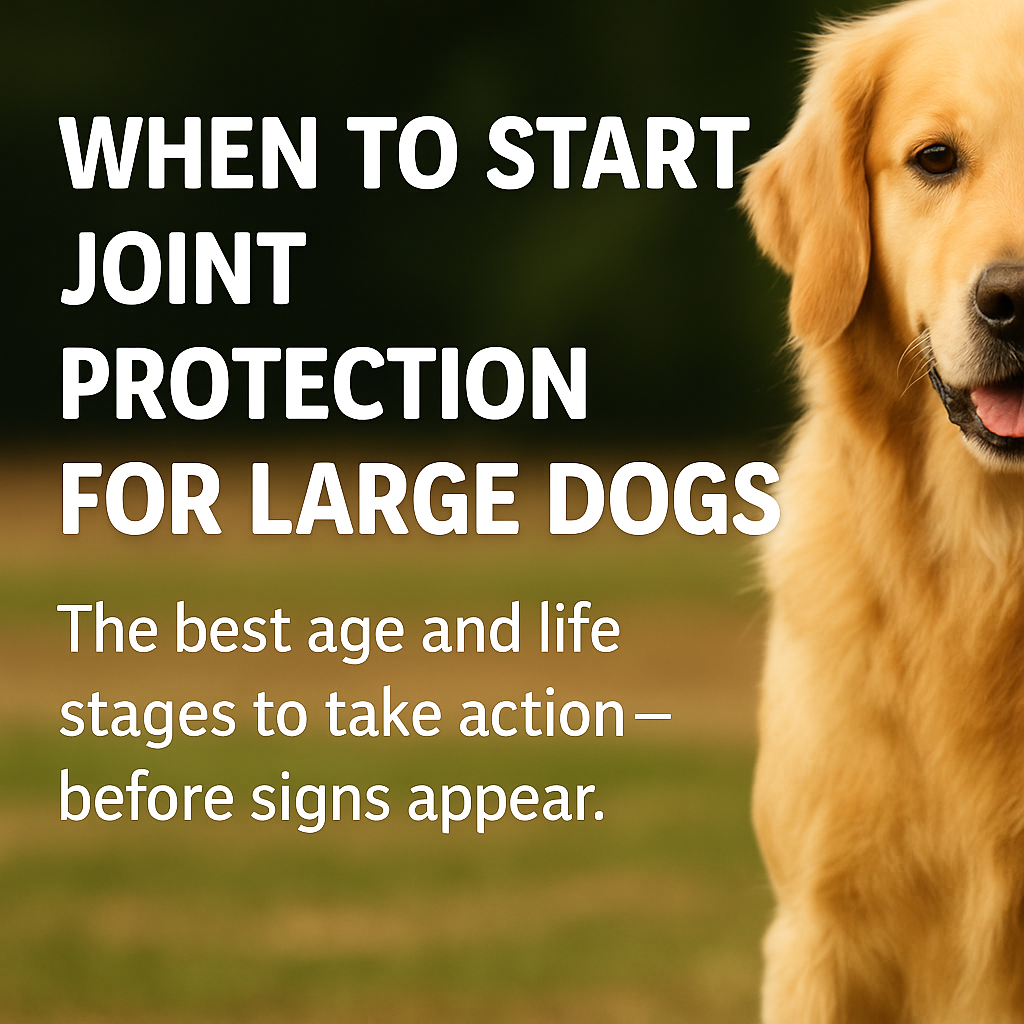 When to Start Joint Protection for Large Dogs? – LISPOO