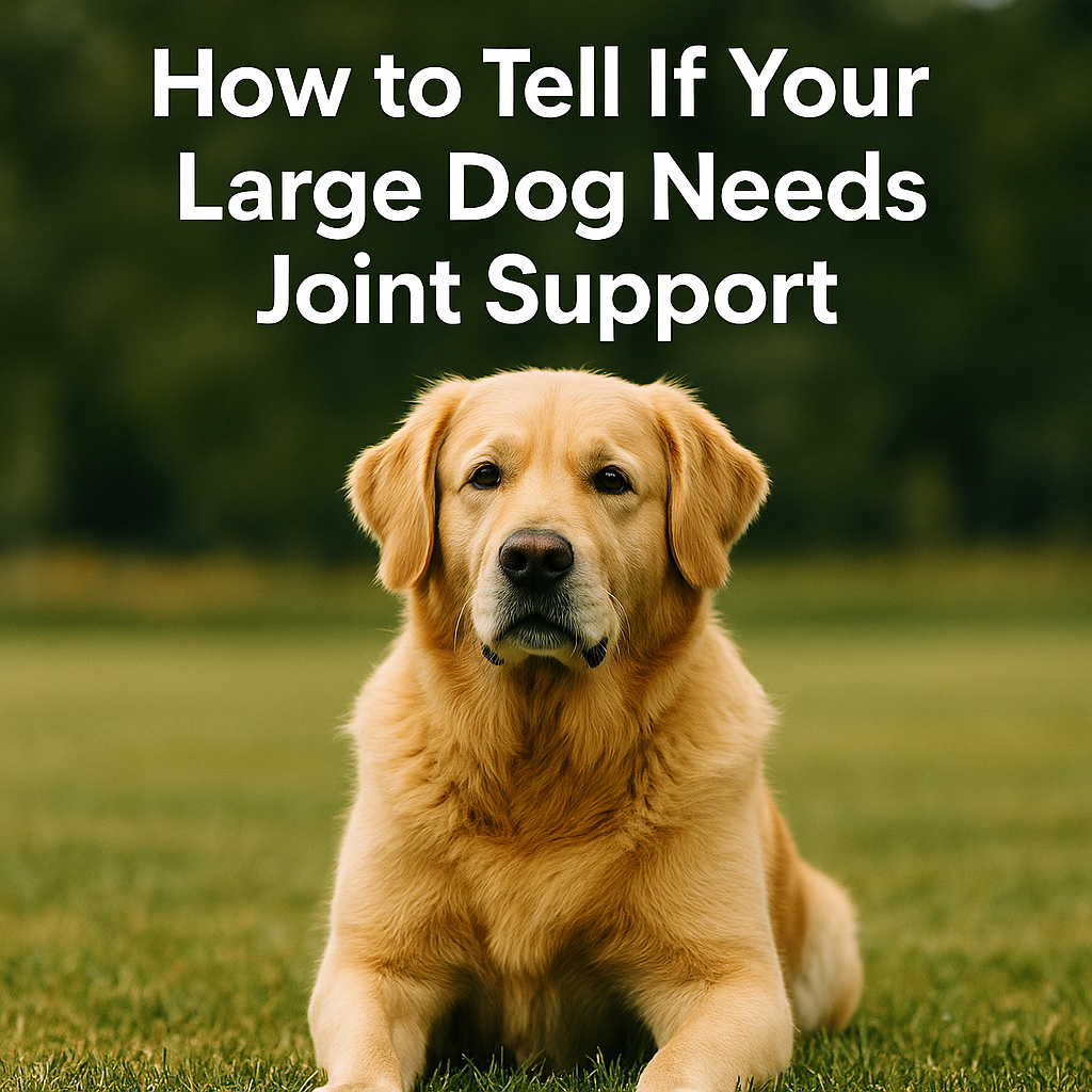 How to Tell If Your Large Dog Needs Joint Support？ – LISPOO