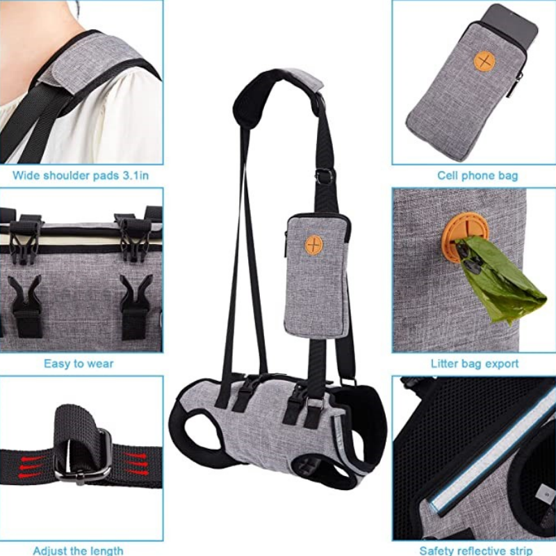 Lispoo Full Body Dog Lifting Harness With Storage Bag – LISPOO