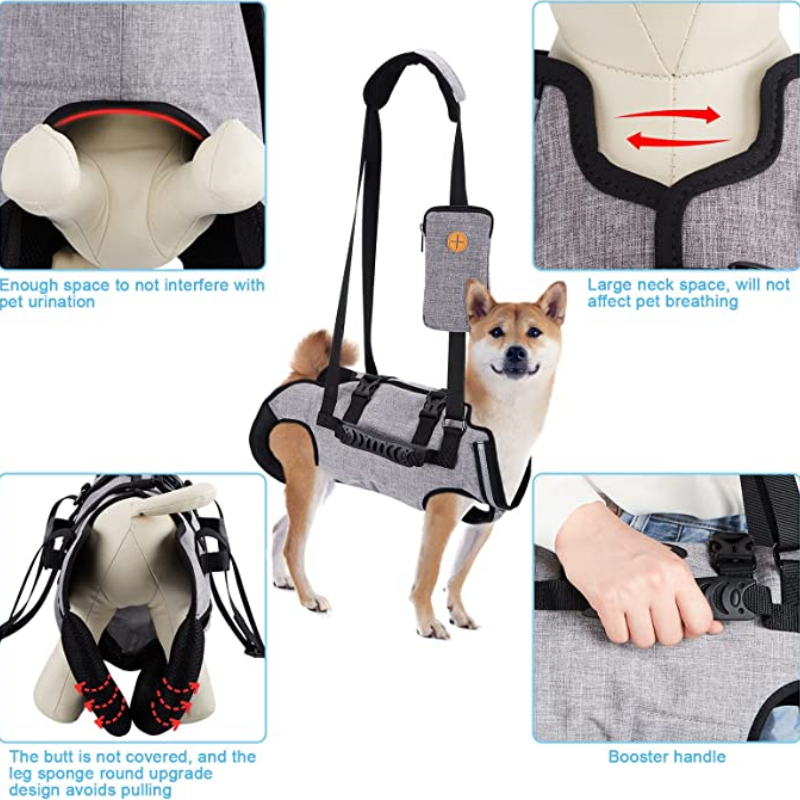 Lispoo Full Body Dog Lifting Harness With Storage Bag – LISPOO